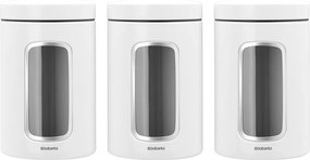 Brabantia Dóza okénko 1,4L bílá sada 3 ks