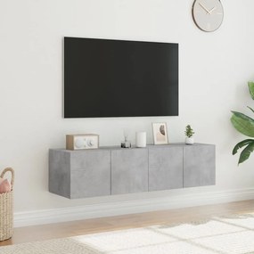 vidaXL Nástěnné TV skříňky s LED 2 ks 60 x 35 x 31 cm [837274] Barva: hnědý dub