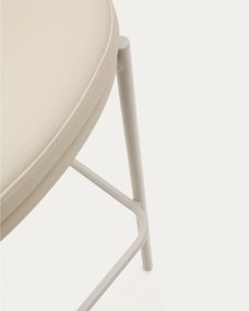 Béžová/v přírodní barvě barová židle (výška sedáku 65 cm) Eamy – Kave Home