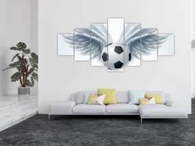 Obraz - Balón s křídly (210x100 cm)