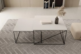 ADRK Furniture Konferenční stolek 2v1 Licco CT-LIC-B-WM