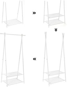 Závěsný stojan s botníkem HSR05W