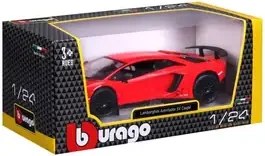 Bburago Plus Lamborghini Aventador LP 750-4 SV Red / měřítko 1:24