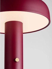 Vínová kovová LED stmívatelná stojací lampa (výška 142 cm) Noelia – Nova Luce