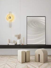 LED zlato-amber nástěnné svítidlo Nous 9W
