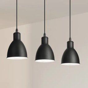 Brilagi - LED Lustr na lanku RIDDY 3xE27/60W/230V černá