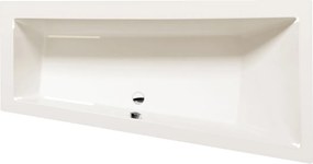 Polysan Andra R asymetrická vana 180 x 90 x 45 cm pravá akrylát ivory béžová 78771.40