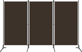 vidaXL 3dílný paraván 260 x 180 cm [320734] Barva: Hnědá