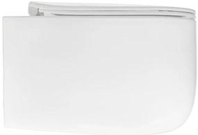 Kerasan, NOLITA WC sedátko, SLIM, Soft Close, bílá, 539101