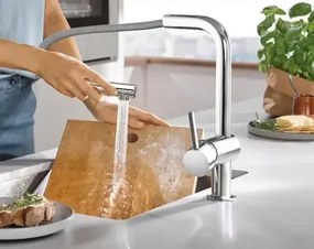 Grohe Minta - Dřezová baterie s výsuvnou sprškou chrom
