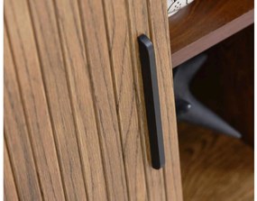 Designová komoda Vasiliy 140 cm kouřový dub
