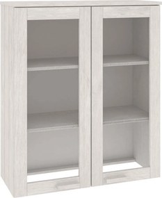 Nástavec na komodu HAMAR bílý 85 x 35 x 100 cm borovice 340505