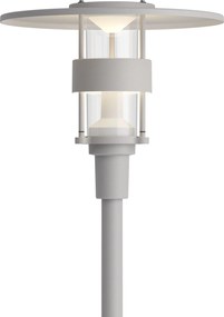 Zahradní lampa Albertslund 4000K ovládání osvětlení Nightdim světle šedá