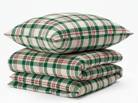 Bavlněné povlečení WINTER PLAID barevné hotelová kapsa Rozměr povlečení: 70 x 90 cm | 140 x 200 cm