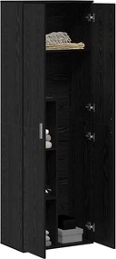 Highboard 60 x 35 x 180 cm Kompozitní dřevo Černý dub 3365569