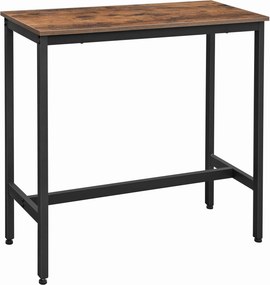 XXXLutz BAROVÝ STŮL, černá, hnědá, 100/40/90 cm Boxxx - Barové stoly - 002543003501