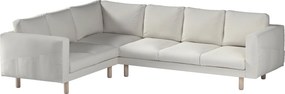 Potah na pohovku IKEA Norsborg rohová 5-místná barva šedá látka pletený vzor