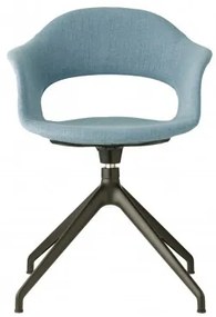 Scab Otočná čalouněná židle LADY B POP HODNOTY čalounění Scab Fabric 25 - tmavě šedo-stříbrná látka 2599