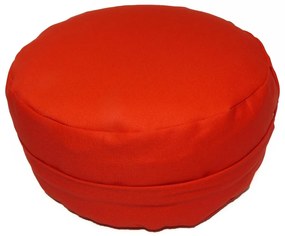 S radostí - vlastní výroba Pohankový sedák jednobarevný - červený Velikost: ∅30 x v30 cm