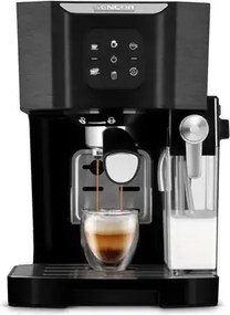 SENCOR SES 4040BK černá / Poloautomatický kávovar / 1450W / 20 bar / 1