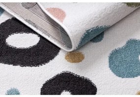 Dywany Luszczow Dětský kusový koberec FUN Spots, skvrny krém Rozměr koberce: 80 x 150 cm