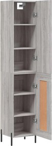 Skříň highboard šedá sonoma 34,5 x 34 x 180 cm kompozitní dřevo 3199119
