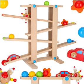 Creative Corner Dřevěná kuličková dráha Montessori XXL