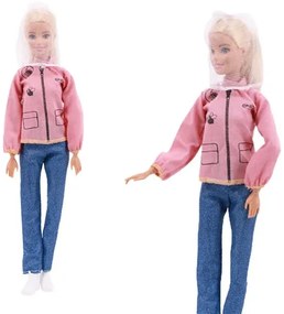 Šatičky pro panenku Barbie - kalhoty + triko (30 cm) Barva: L137