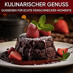 GUSSKÖNIG Sada mini litinových pánviček 6× 300 ml / Sada litinových pá