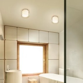 Svítidlo RENDL VENICE 23 stropní čiré sklo/opálové sklo/chrom 230V LED E27 11W IP44 R13684