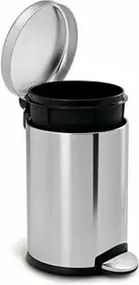 Simplehuman Pedálový odpadkový koš  – 4.5 l / kulatý / matná ocel / FP
