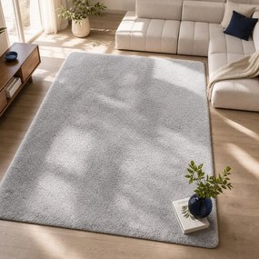 Šedý koberec Universal Alpaca Liso, 200 x 290 cm