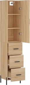 Skříň highboard dub sonoma 34,5 x 34 x 180 cm kompozitní dřevo 3198860