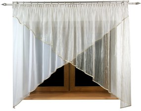 Záclona Petra voálová / organza béžová 350x150cm