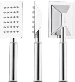 Erga Dual, podomítková sprchová sada s dešťovou sprchou 30×30, chromová, ERG-YKA-BP.DUAL30