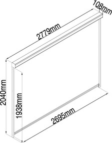 Příslušenství G21 boční markýza 2,8x2 m pro pergolu Austin
