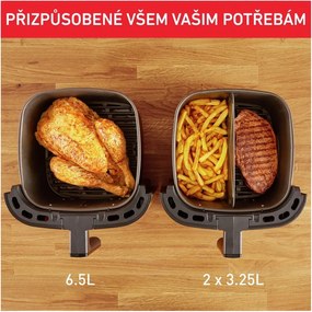 Černá horkovzdušná fritéza Easy Fry &amp; Grill XXL EY801815 – Tefal