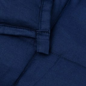 vidaXL Zátěžová deka světle 200 x 230 cm 13 kg textil [3154806] Barva: Modrá