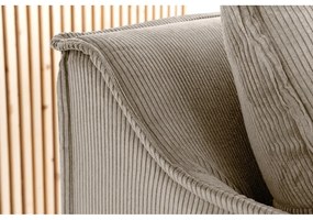 Massive home | Pohovka HEAVEN 200cm 3místná pružinová s odnímatelným potahem, šedozelená