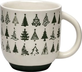 Keramický bílý hrnek – 10*10*6 cm / 480 ml