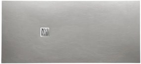 Gelco MITIA sprchová vanička z litého mramoru, obdélník 120x90cm, šedá - PMS12090