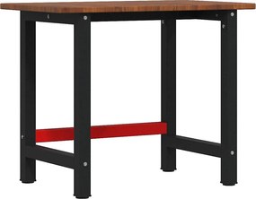 Pracovní stůl tmavě hnědý 100 x 60 x 81,5 cm dub obdélníkový 3309659