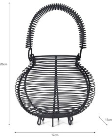 Drátěný košík Charcoal Garden Trading