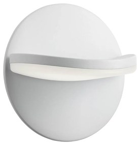 Redo 90067 nástěnné LED svítidlo Gimbal matně bílé, 14W, 3000K, ø18cm