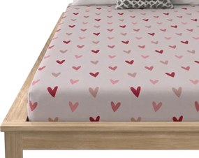 Prostěradlo z mikrovlákna SOFHEARTS krémové 180x200 cm