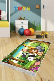 Dětský koberec Animals 80x120 cm vícebarevný