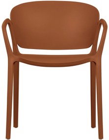 WOOOD Jídelní židle BENT oranžová