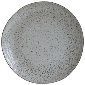 Mělký talíř 27,5 cm RUSTIC House Doctor - šedomodrý