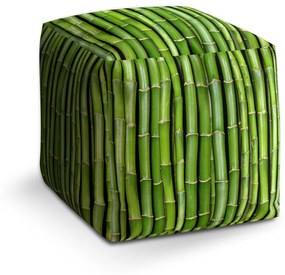 Sablio Taburet Cube Bambus: 40x40x40 cm