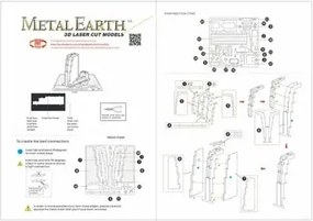 Metal Earth 3D Puzzle 30 Rockefeller Plaza (GE Building) / 29 dílků /